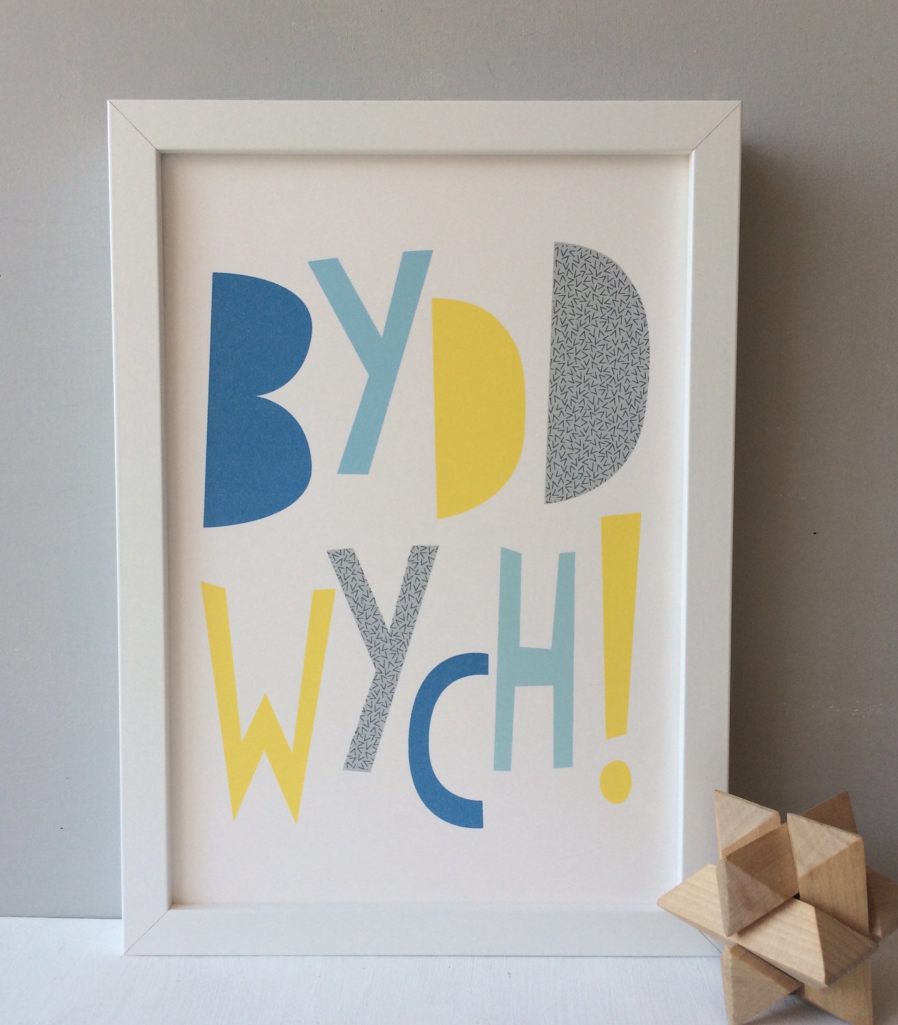 Bydd Wych Print – pluen